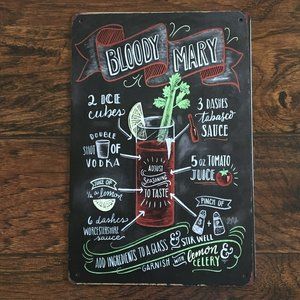 Wall Decor | Bloody Mary Sign | Poshmark